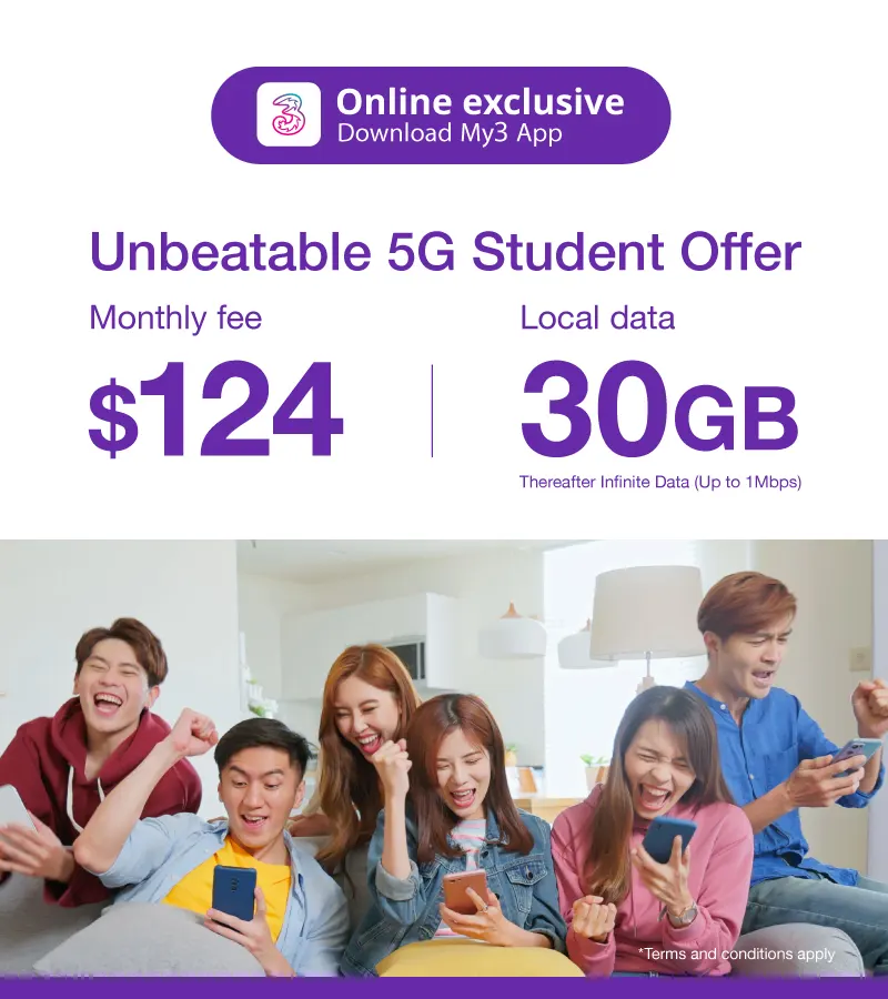 3HK | My3 App | Takes care of all your needs