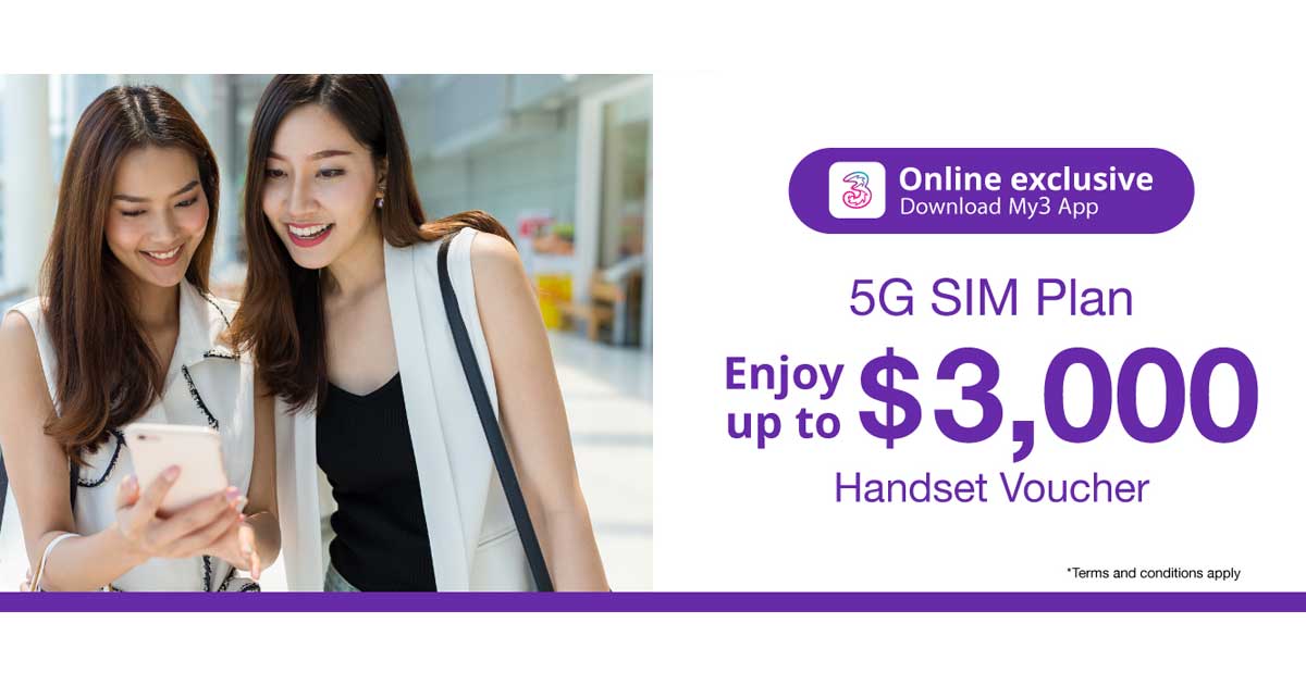 5G SIM Plan | Subscribe for $3,000 handset Voucher | Online Exclusive